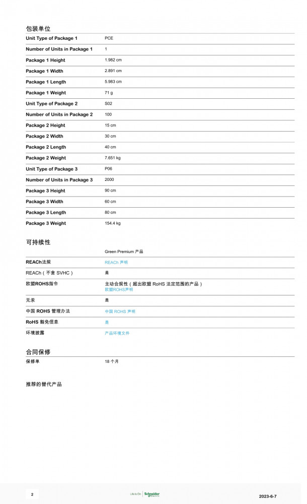 ZB2BG6C technical document page 2