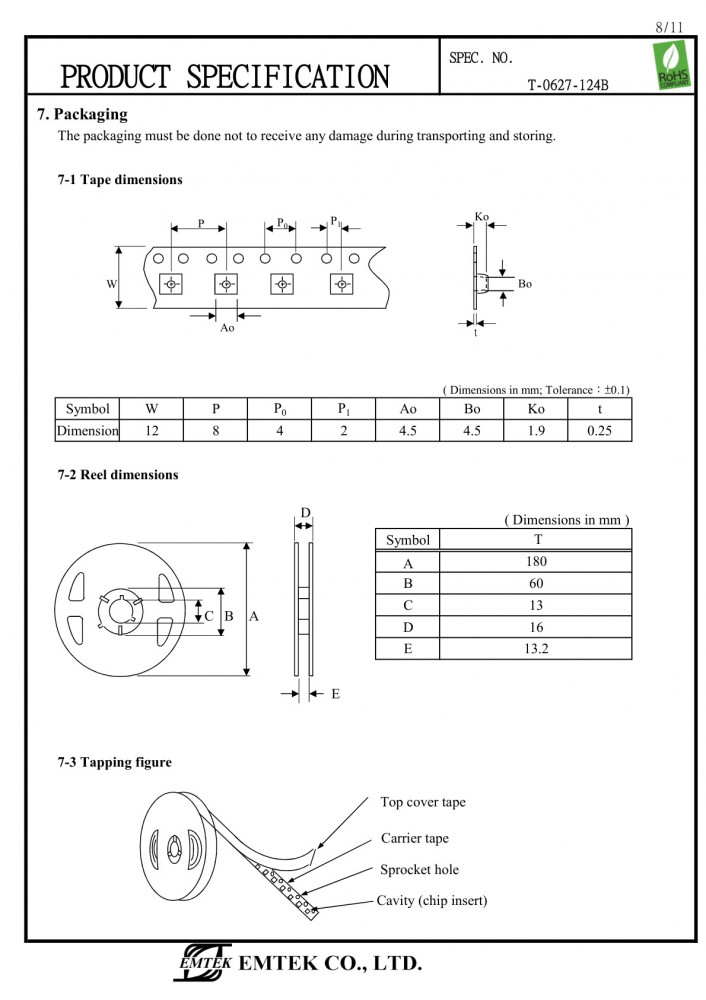 EMTEK PIS3D18P specification page 9