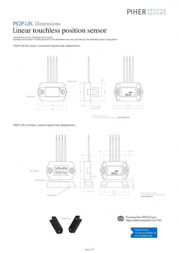 PS2P-LIN dimensions