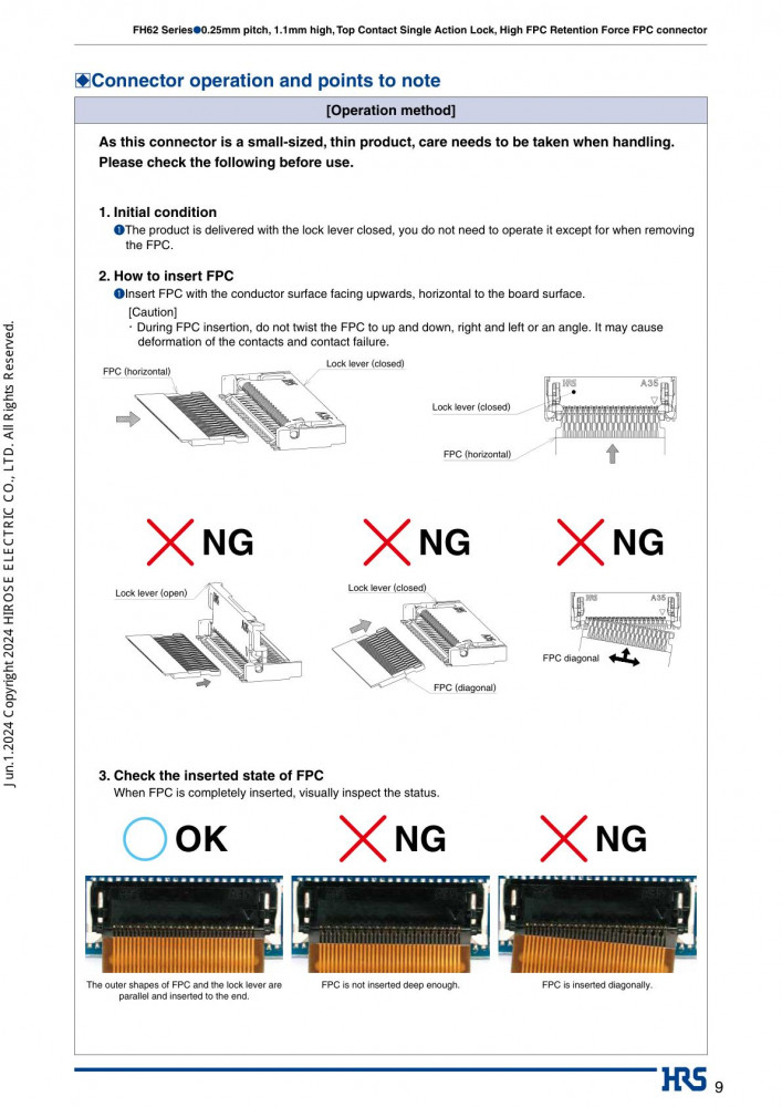 FH62 datasheet page 9