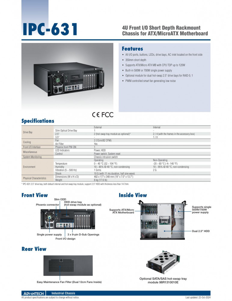 IPC-631 technical document, page 1