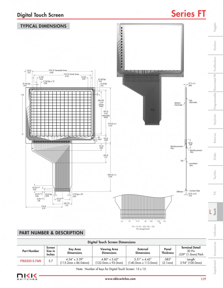 FTAS225 technical document page 2