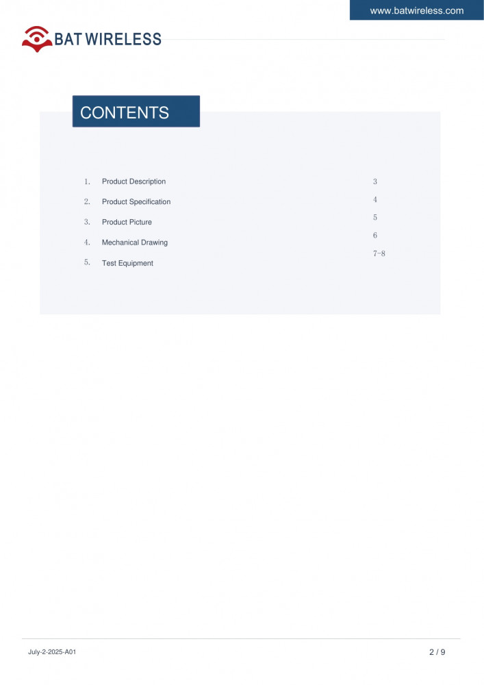 BWSMA-JE datasheet page 2