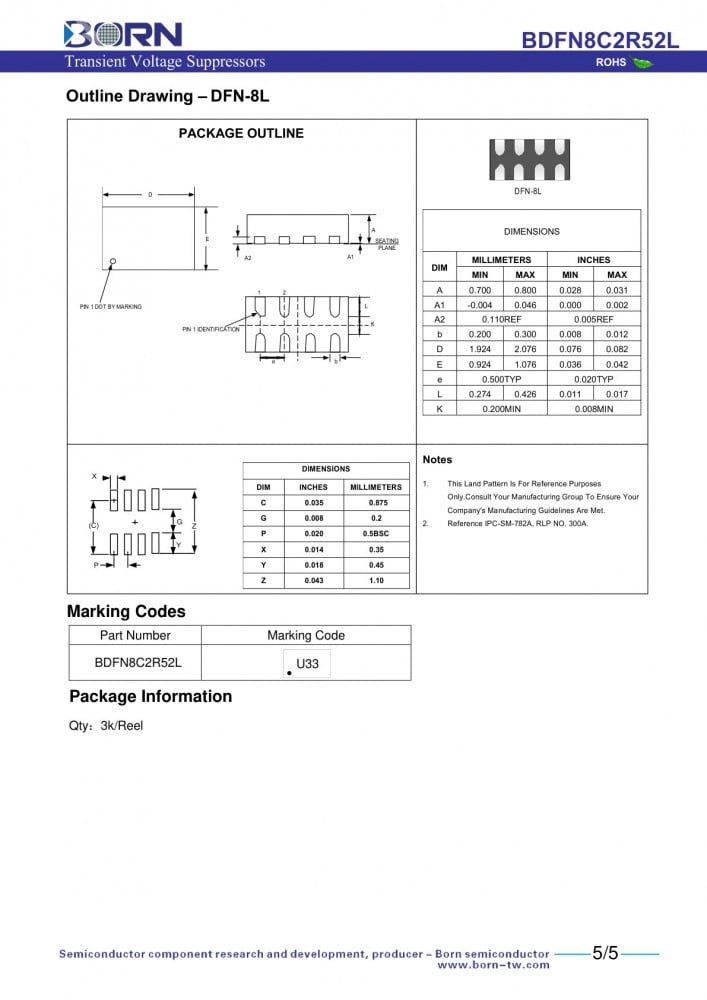 BDFN8C2R52L datasheet page 5