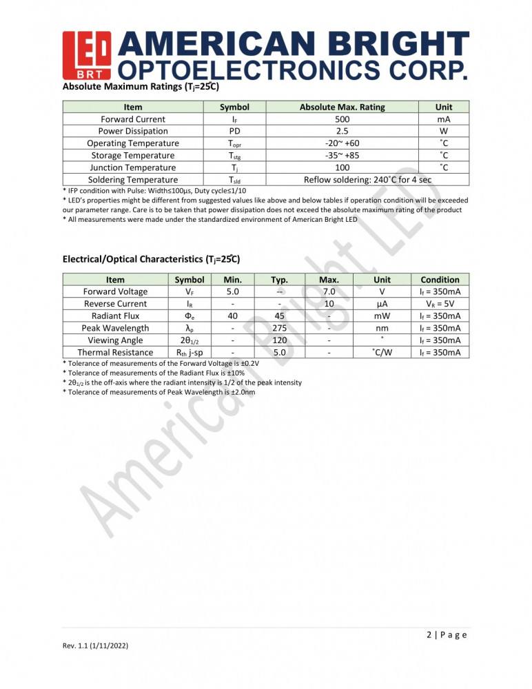 AB-3535UC-A technical document page 2