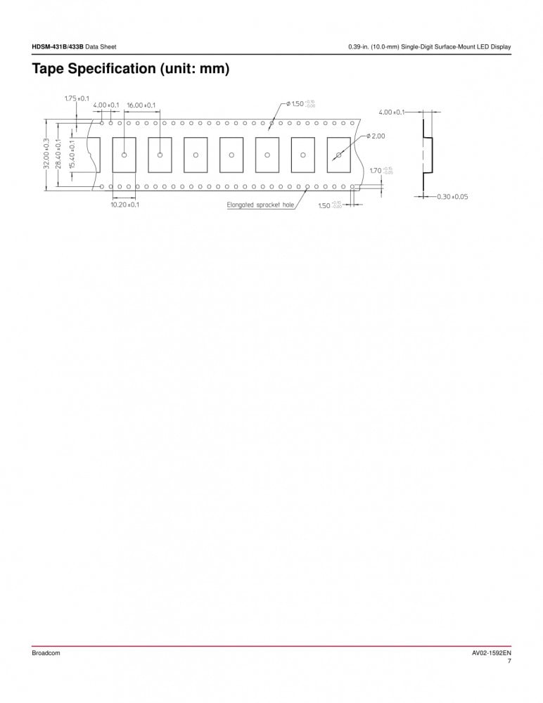 HDSM-433B datasheet page 7