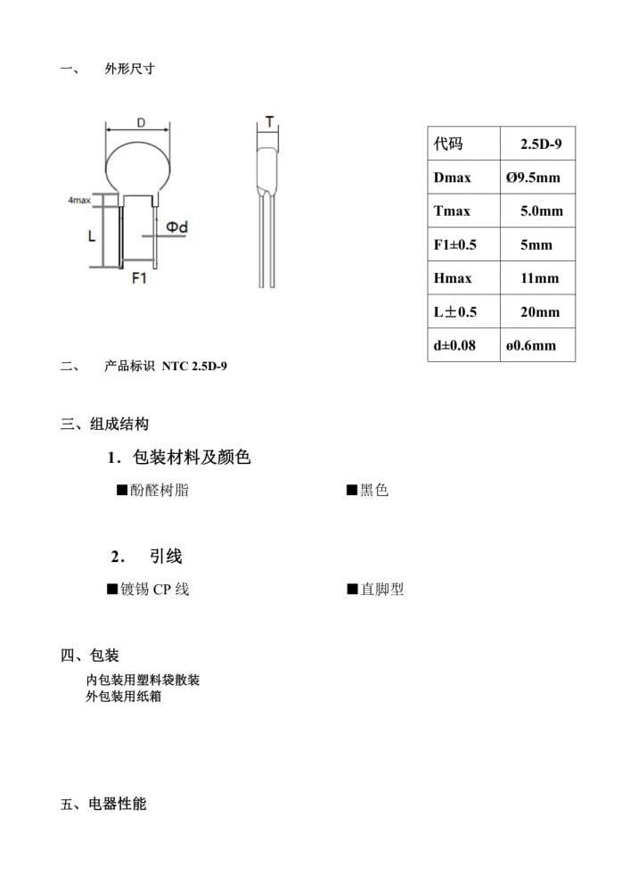 DGCX NTC2.5D-9SM20E approval document page 2