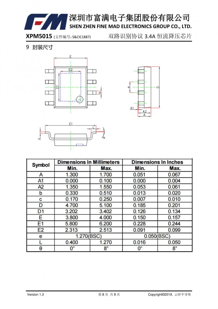 XPM5015A35 datasheet page 8