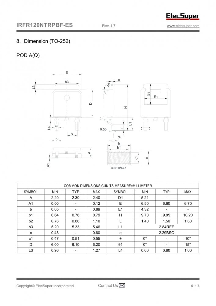 IRFR120NTRPBF-ES datasheet page 5