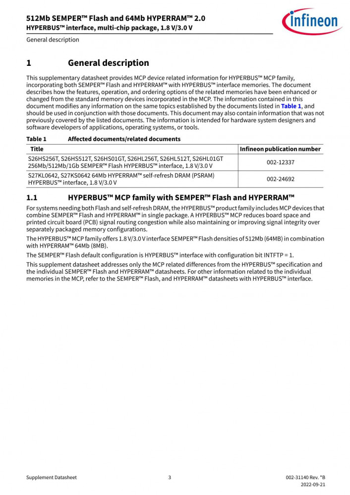 S76HS512TC0BHB013 datasheet page 3