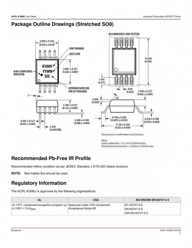 ACPL-K308U datasheet page 3