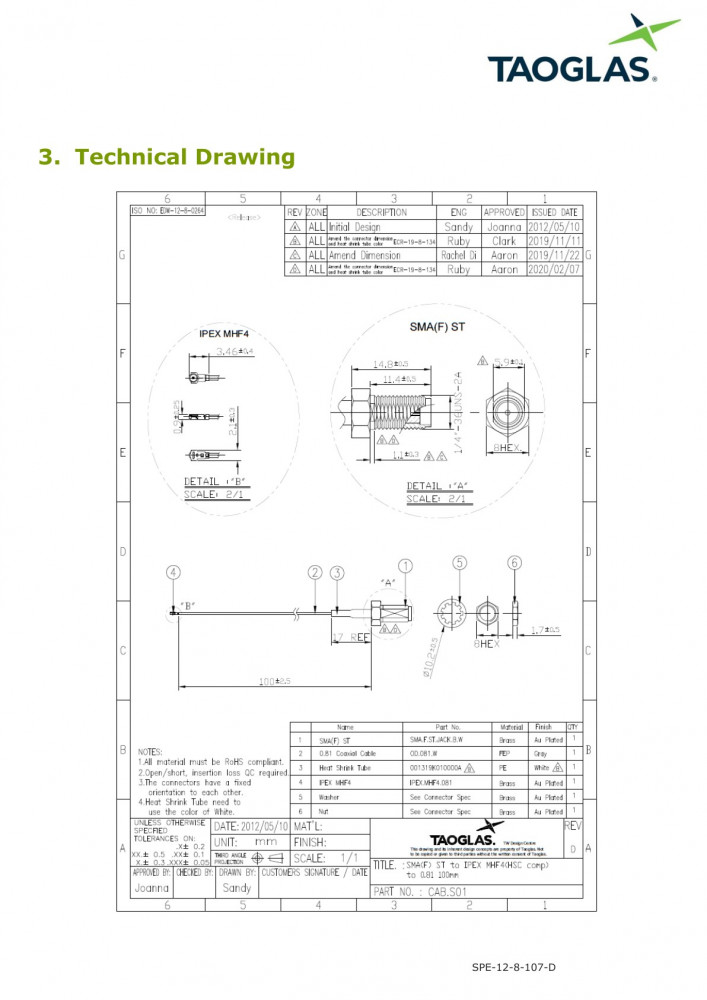 CAB.S01 technical document page 4