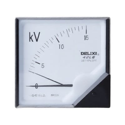 Delixi Electric 42L6V120V Analog Voltmeter Chip for Precise Voltage Measurement