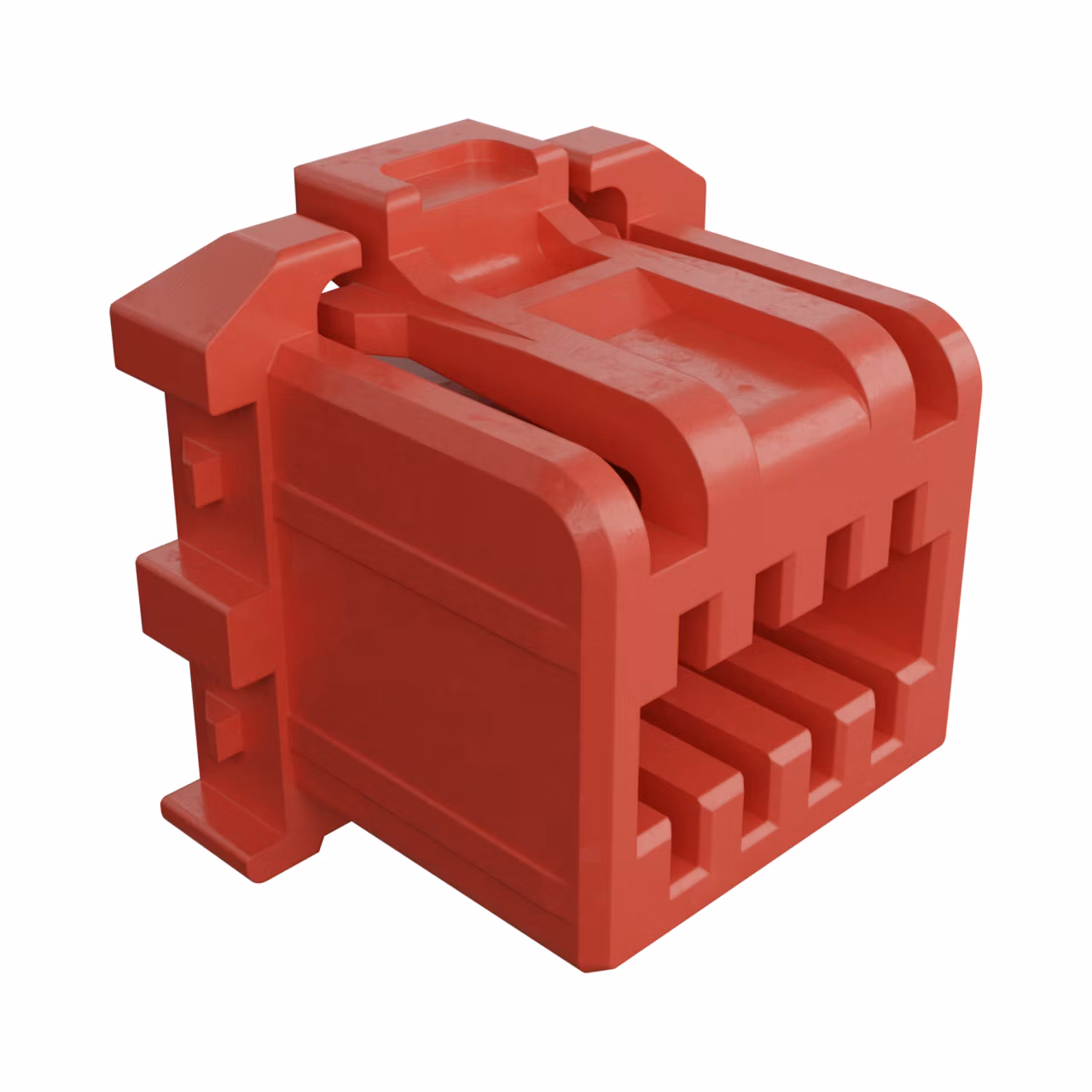 Micro-Lock Plus TPA Type Receptacle Housing, 1.25mm Pitch, Dual Row, Positive Lock, 8 Circuits, Red for sale