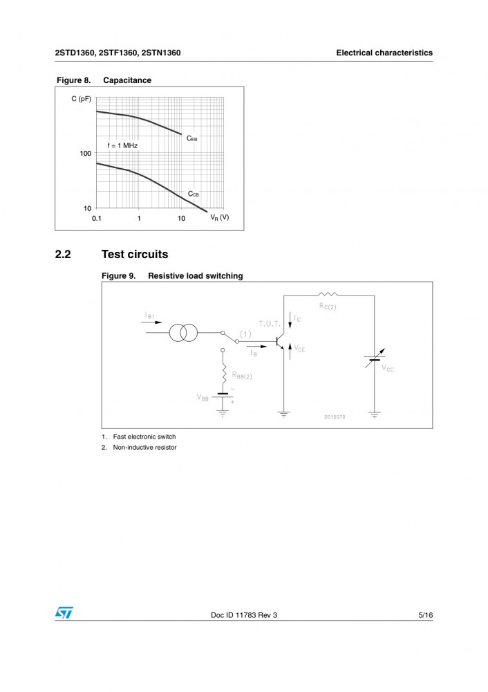 2STF1360 datasheet page 5