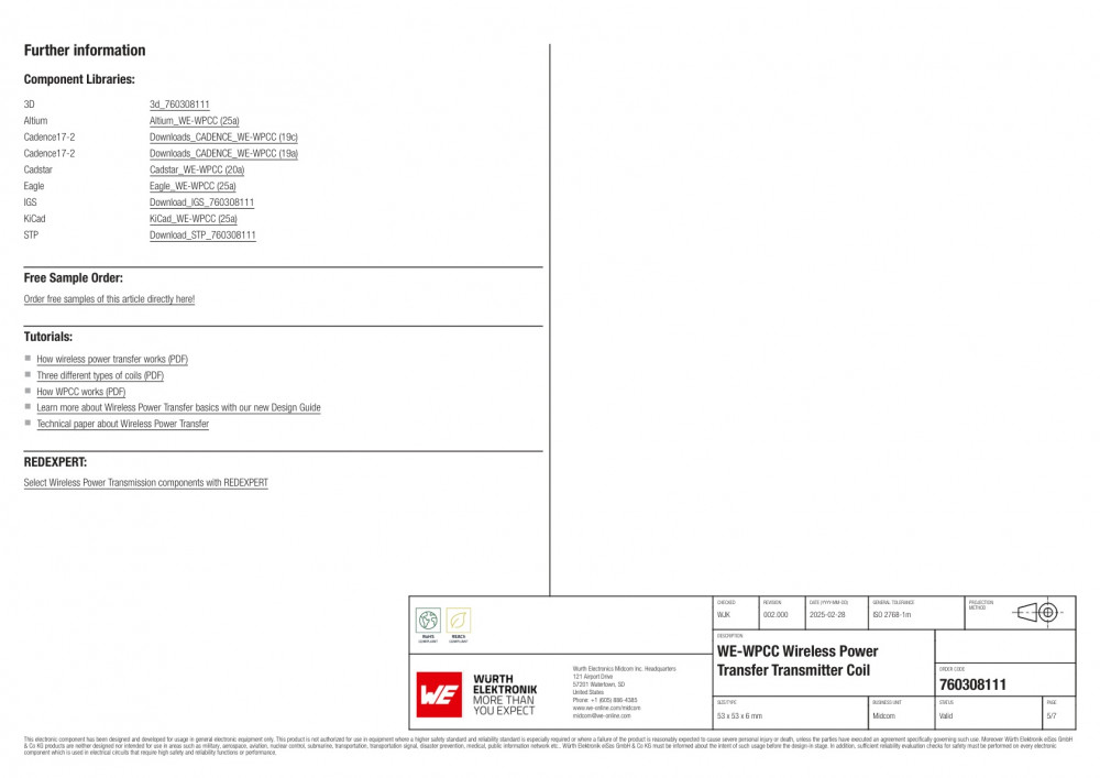 760308111 datasheet page 5