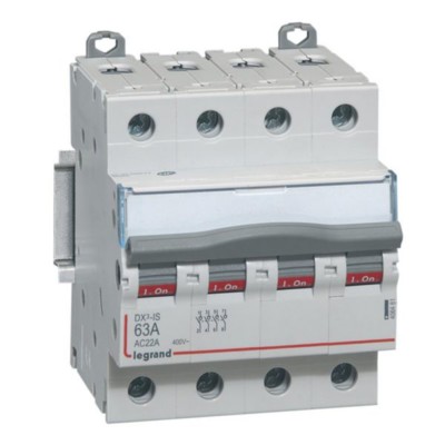 Isolating switch DX3-IS 4 pole 63A for sale