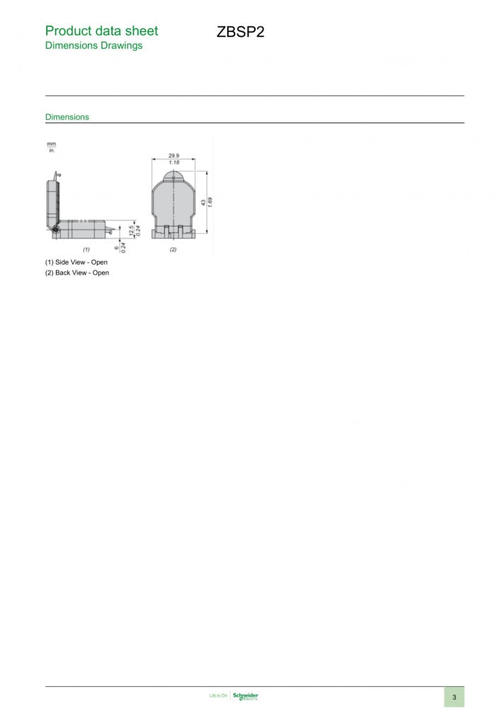 ZBSP2 product documentation page 3