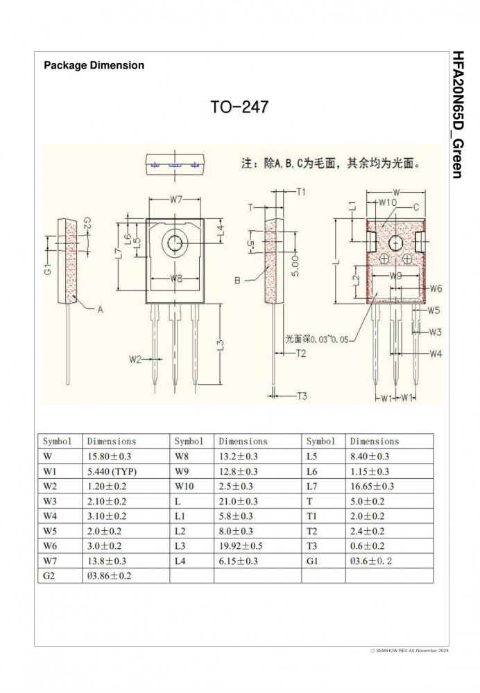 HFA20N65D datasheet page 7