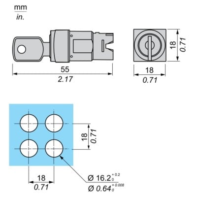Schneider ZB6CGH Configurable Switch Body for sale