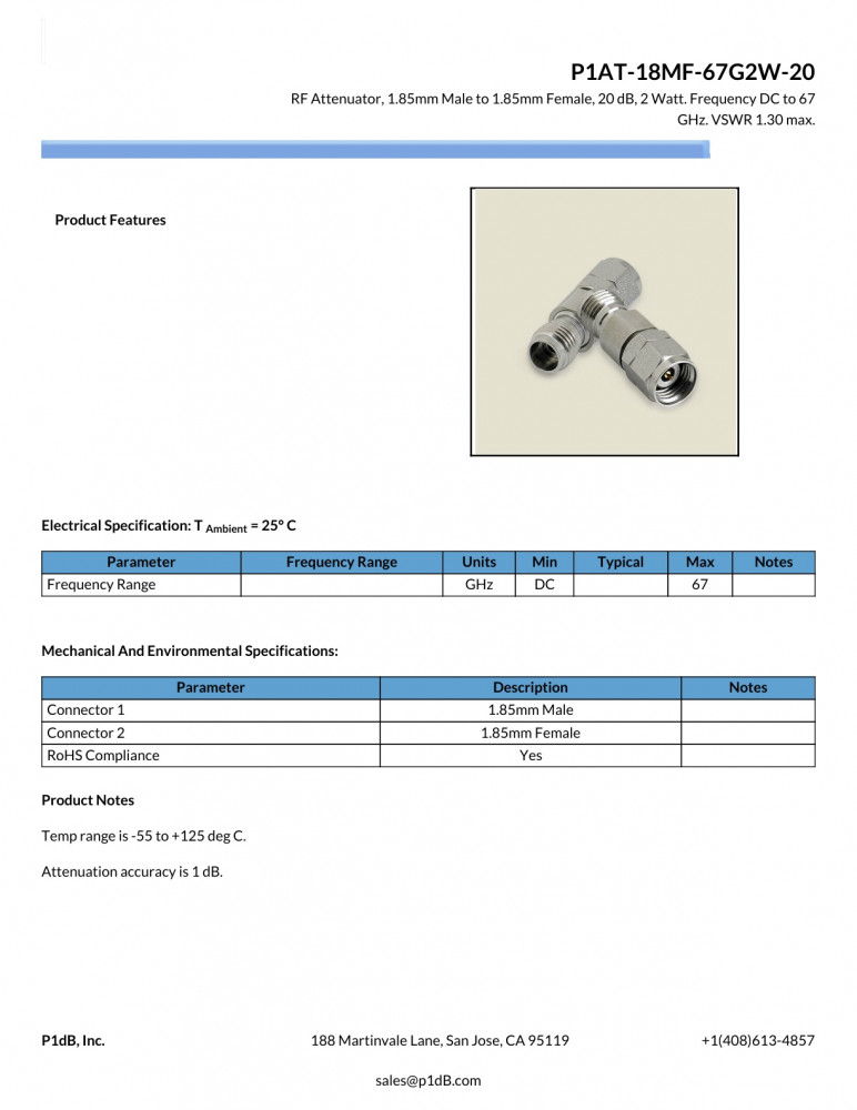 P1AT-18MF-67G2W-20 technical document preview