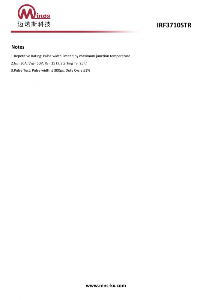 IRF3710STR datasheet page 3