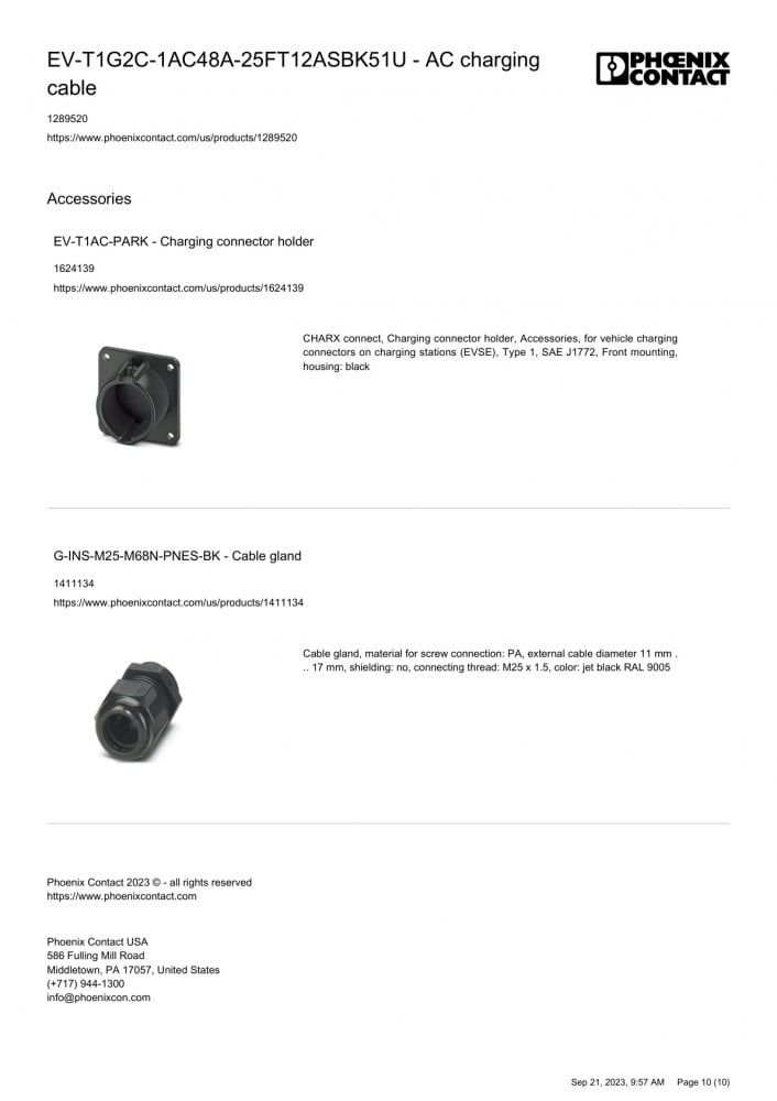 Phoenix Contact 1289520 technical document page 10