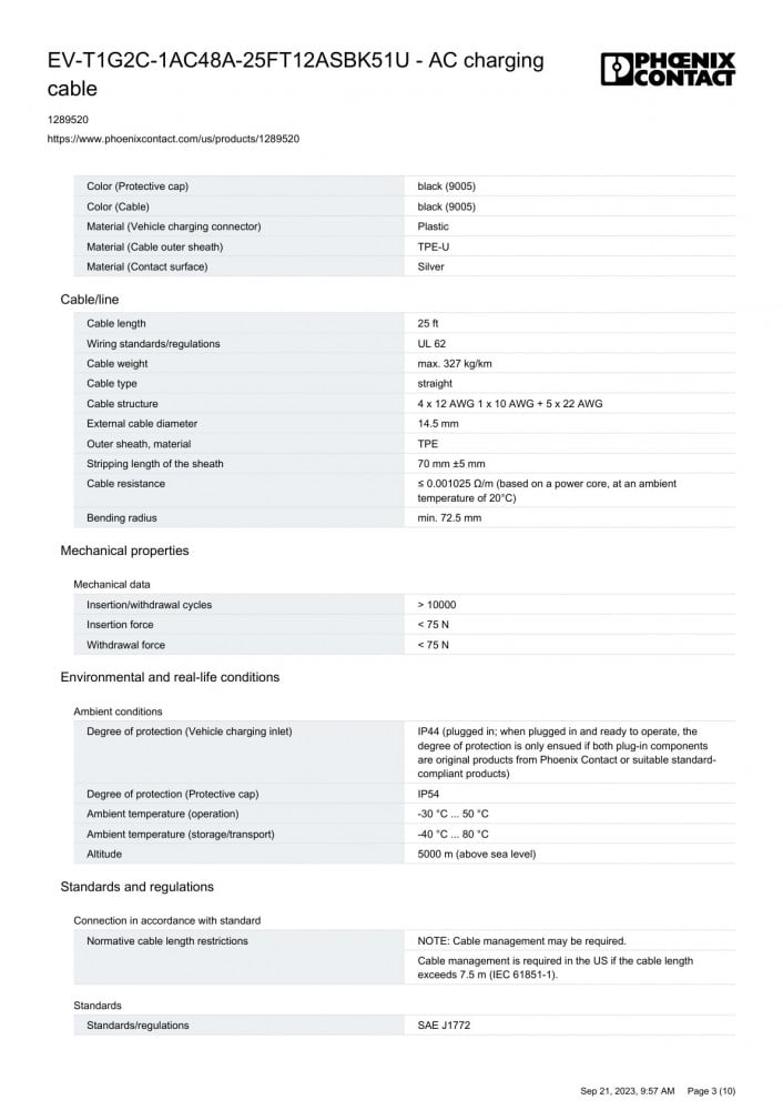 Phoenix Contact 1289520 technical document page 3