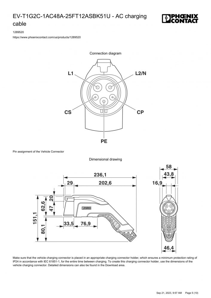 Phoenix Contact 1289520 technical document page 5