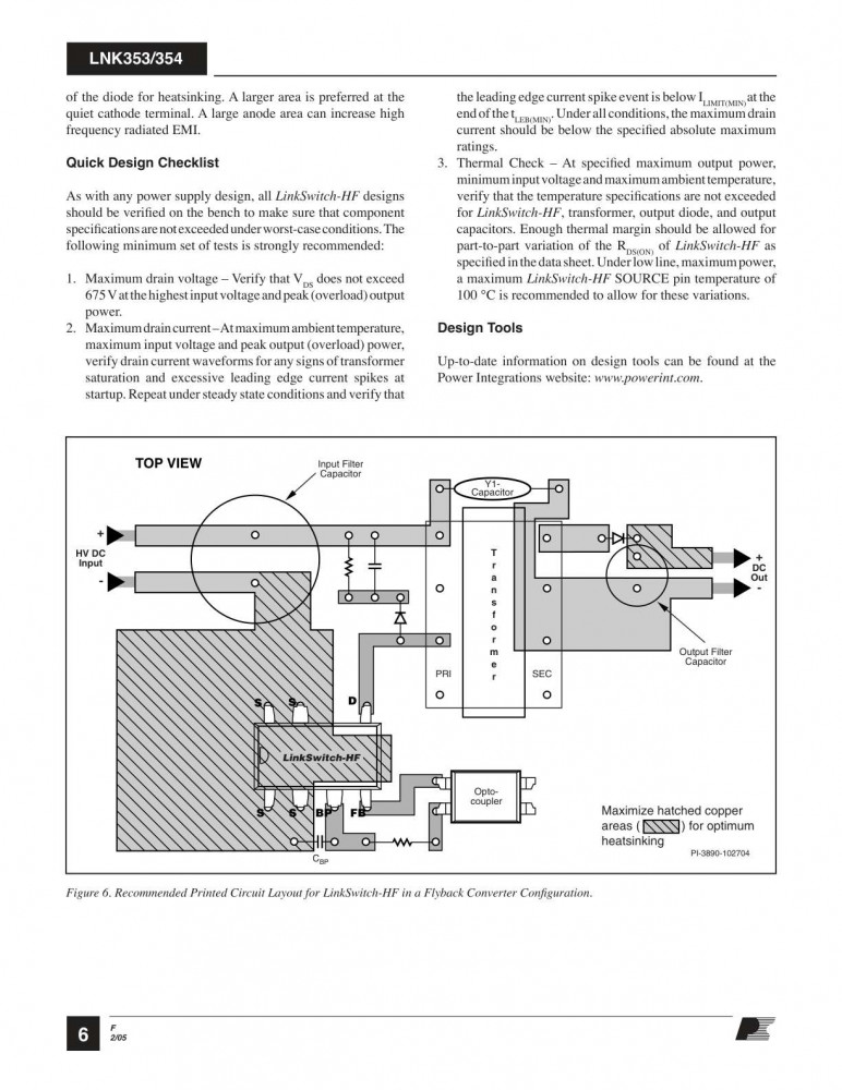 LNK353GN-TL technical document page 6