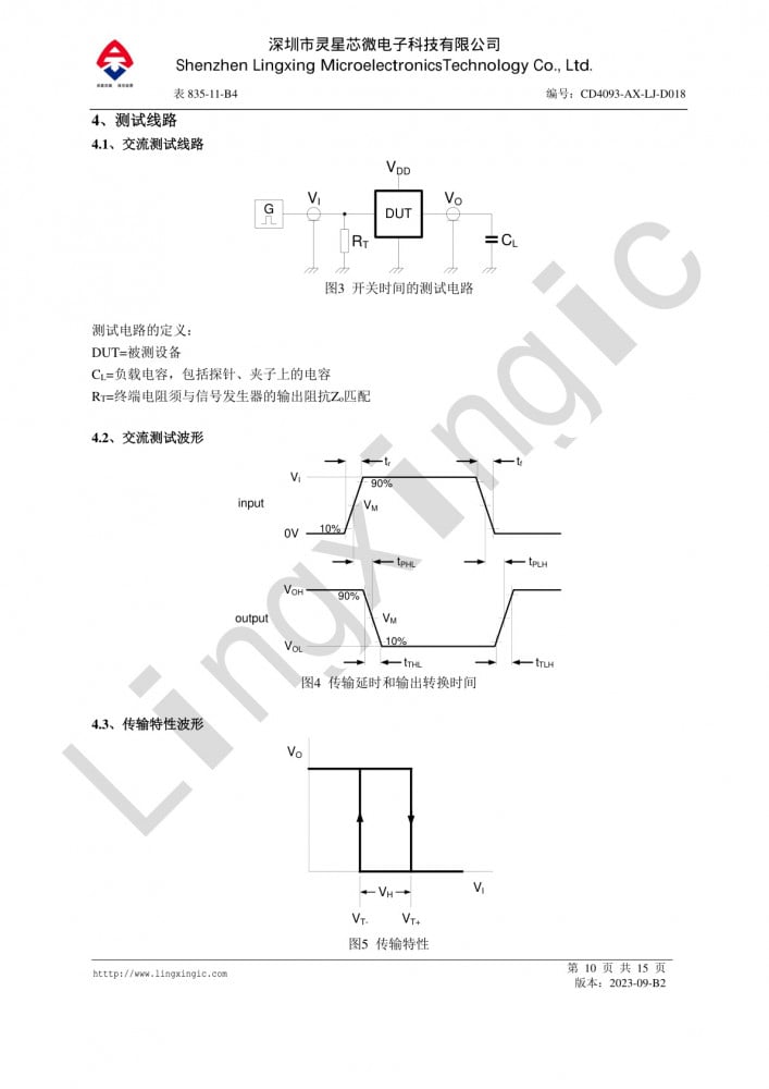 CD4093 datasheet page 10
