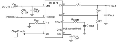 RT8074 - 4A, 2MHz, Synchronous Step-Down Converter