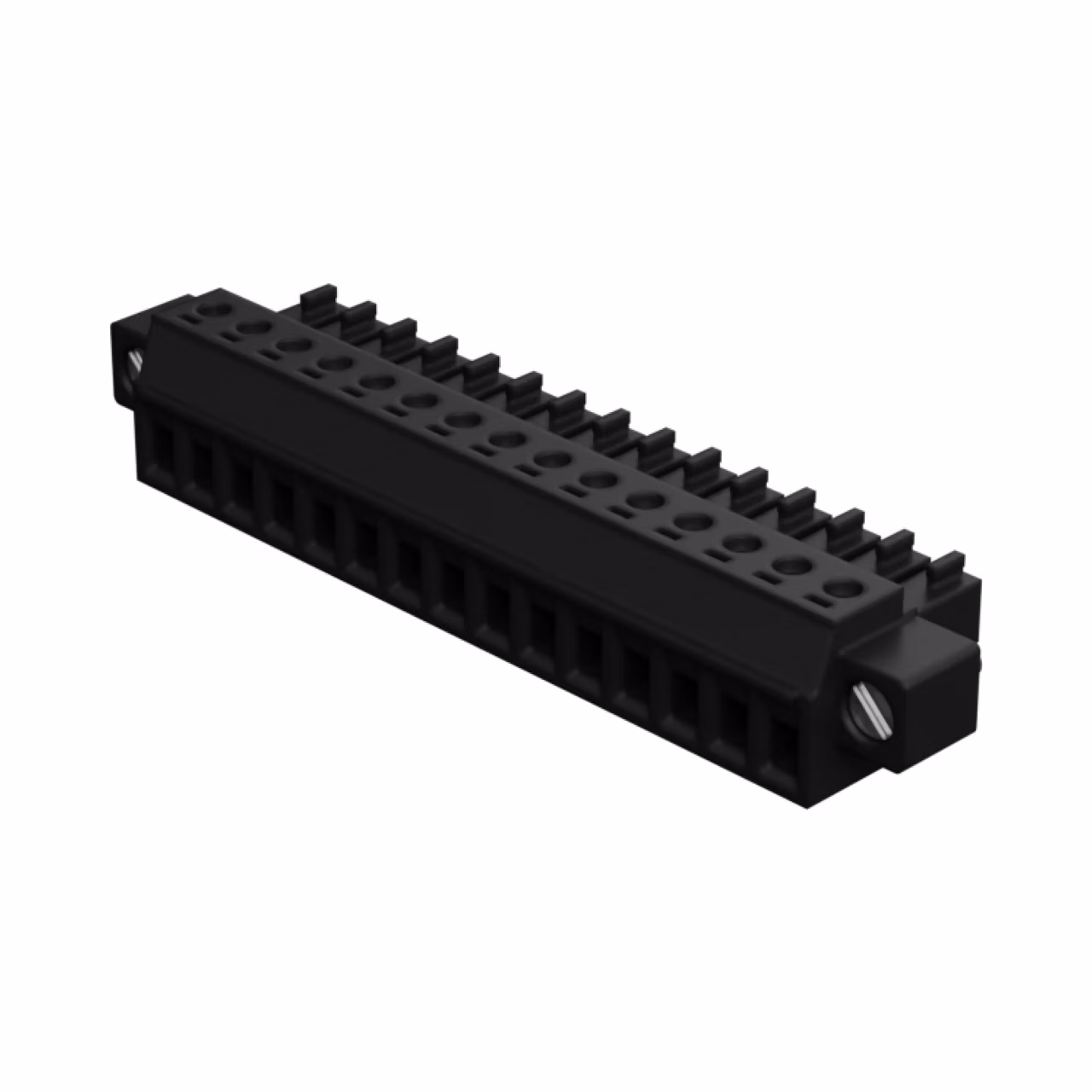 3.81mm Pitch Eurostyle Horizontal Plug, with Retention Screws, 15 Circuits for sale