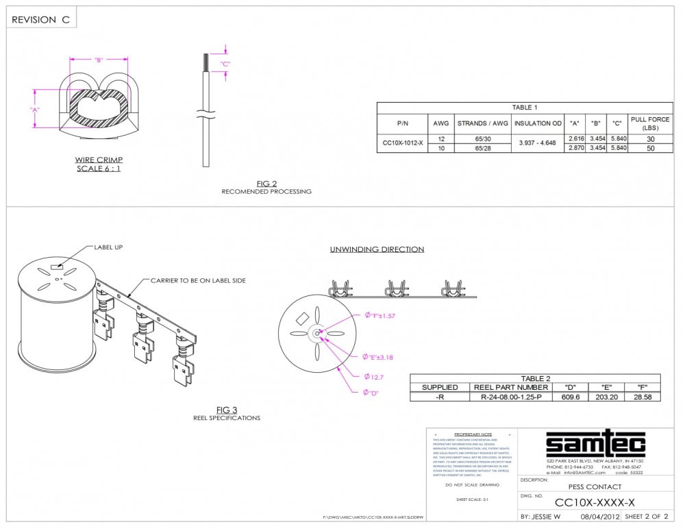 CC10R-1012-S technical drawing page 2