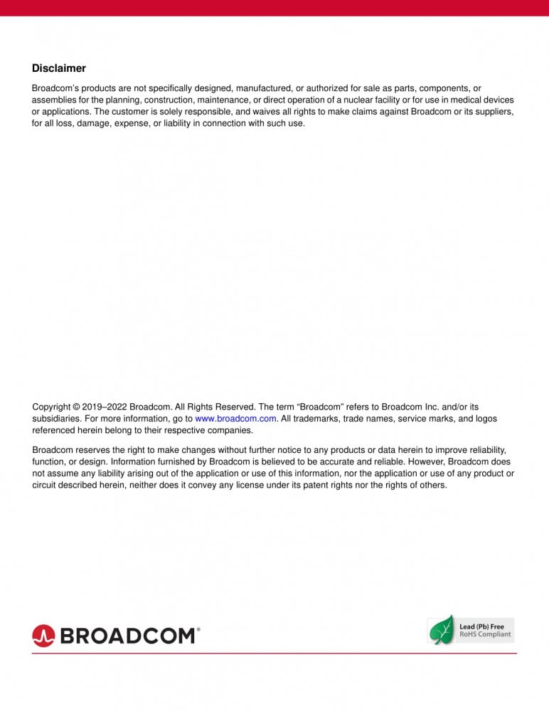 Broadcom infrared LED document page 2
