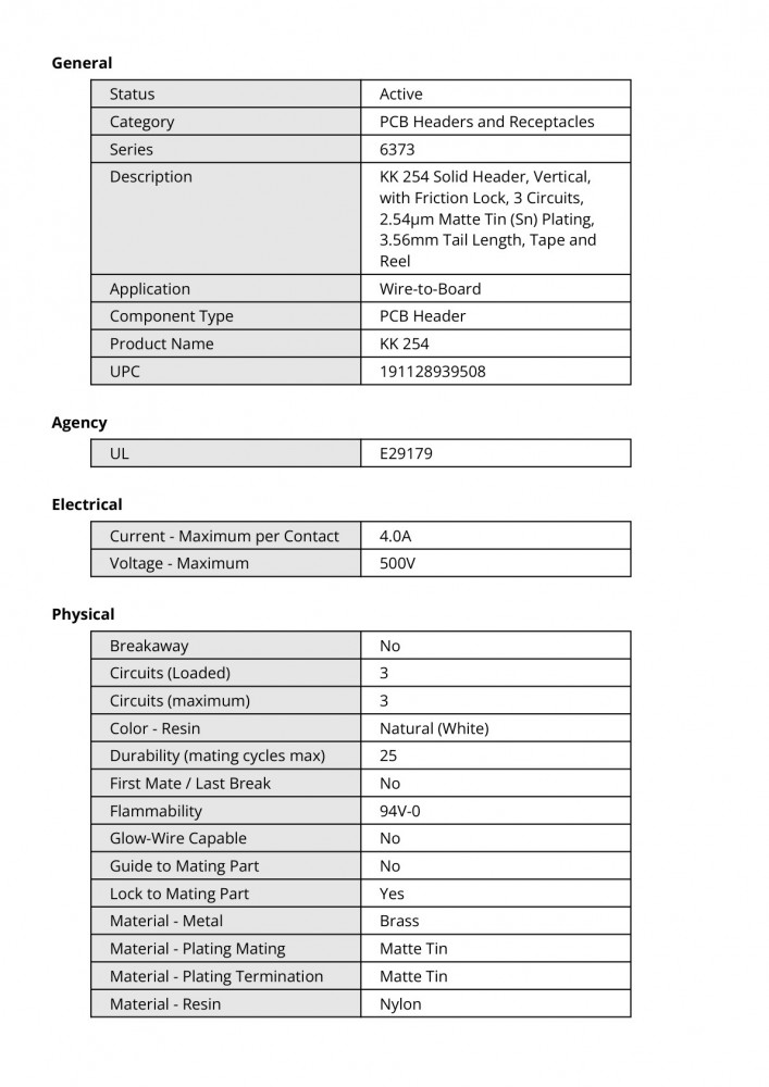 Molex 22231031 product document image, page 2