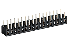 2.00mm Pitch Milli-Grid Receptacle, Side Entry, Through Hole, 0.38µm Gold (Au) Plating, 12 Circuits, Tube, Lead-Free for sale