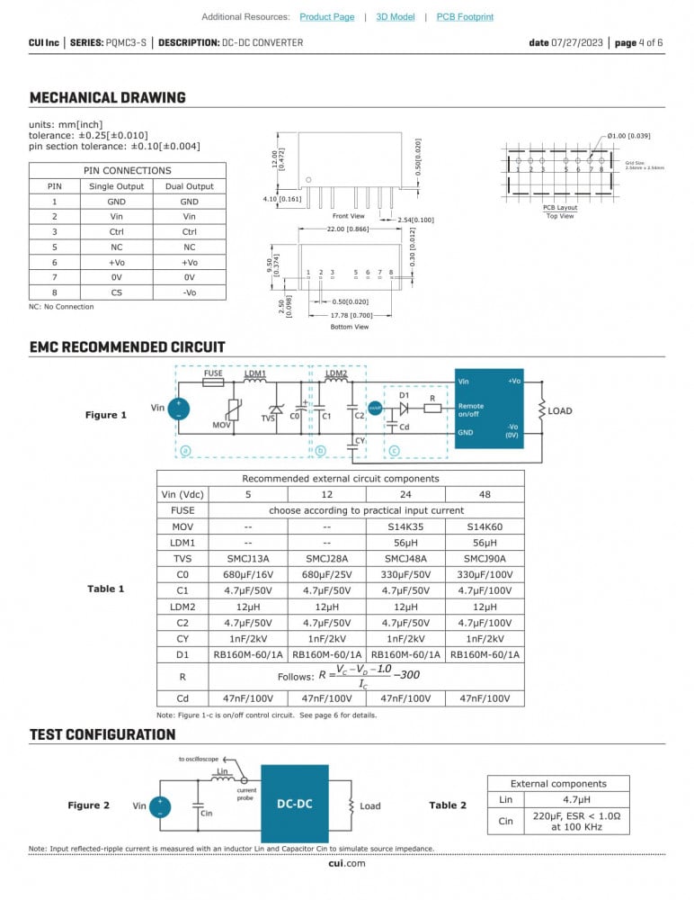 CUI PQMC3-S datasheet page 4