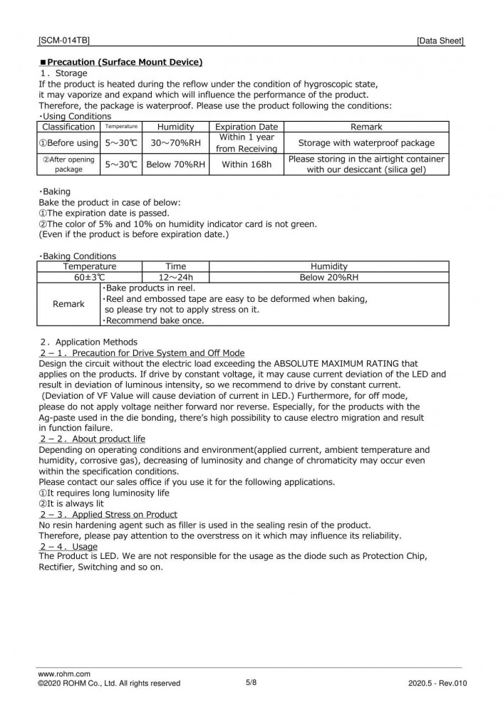 SCM-014TBT86 technical document page 5