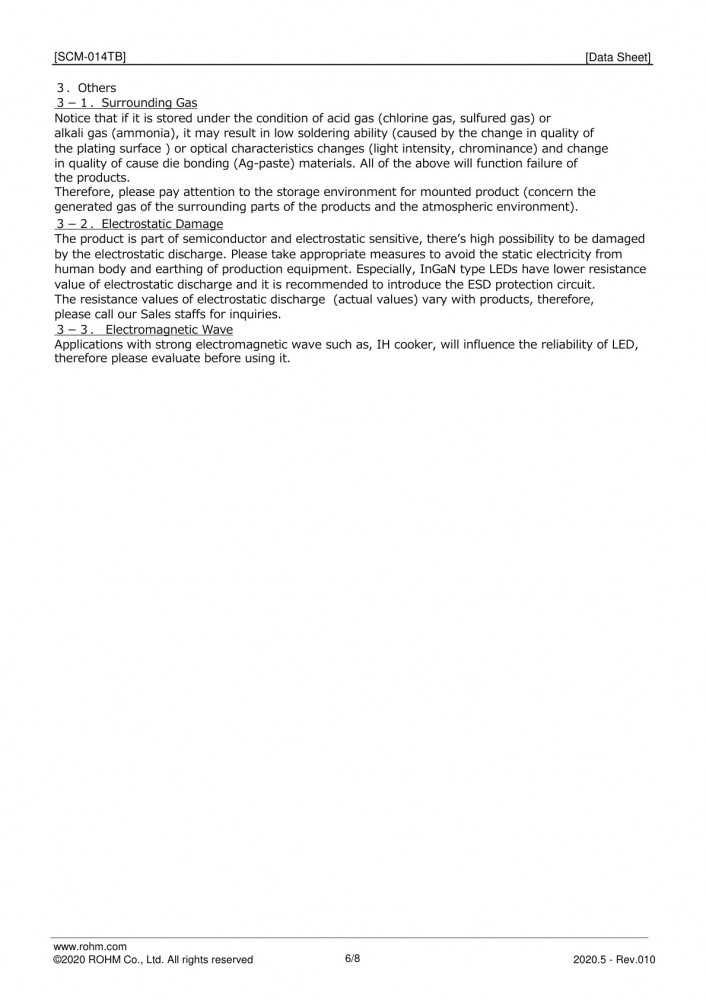 SCM-014TBT86 technical document page 6