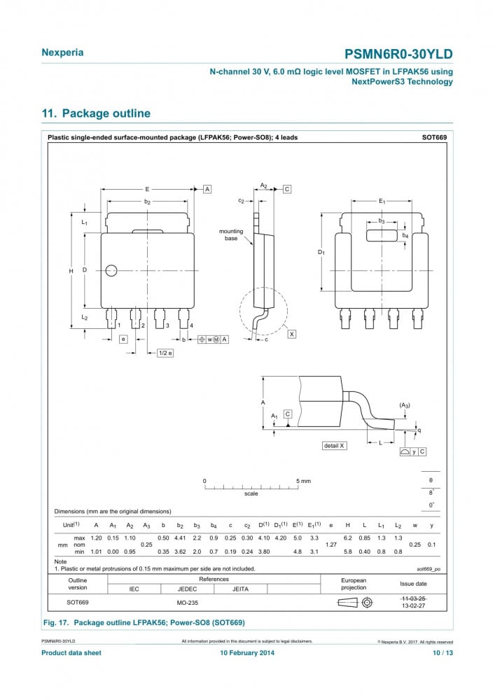 PSMN6R0-30YLD datasheet page 10