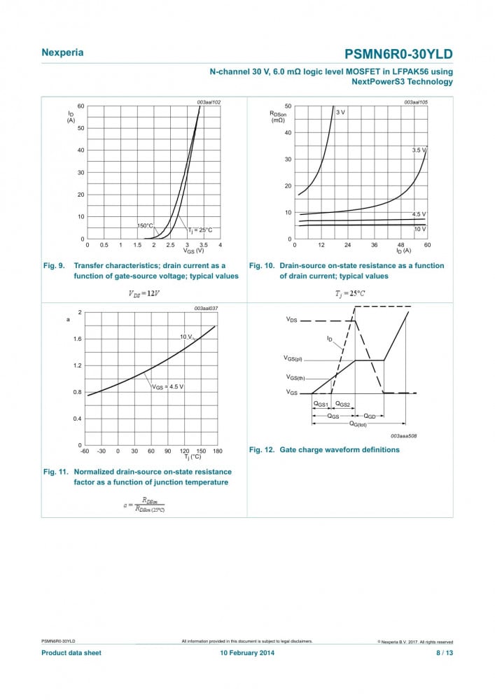 PSMN6R0-30YLD datasheet page 8
