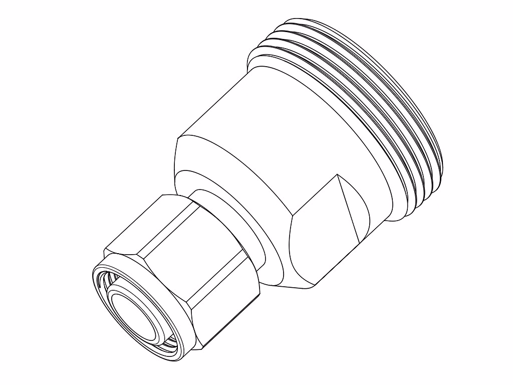 SMP Jack-to-SMP Jack Adapter, Straight, 16.75mm Length, Tray, 50 Ohms