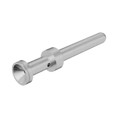 Heavy-Duty Turned Crimp Contact for 16A Inserts and Modules, Male, Silver  (Ag) Plated Copper Alloy, 0.75mm² (18 AWG), 100 per Bag for sale
