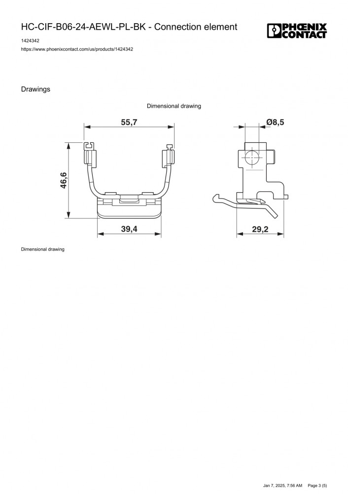 Phoenix Contact 1424342 technical document page 3