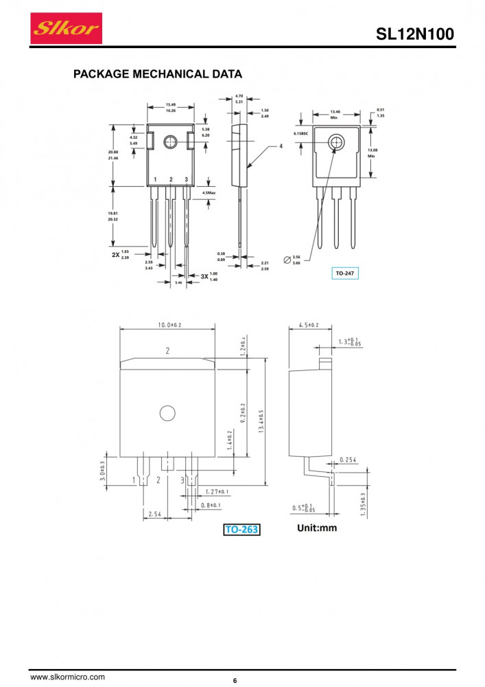 SL12N100 datasheet page 6