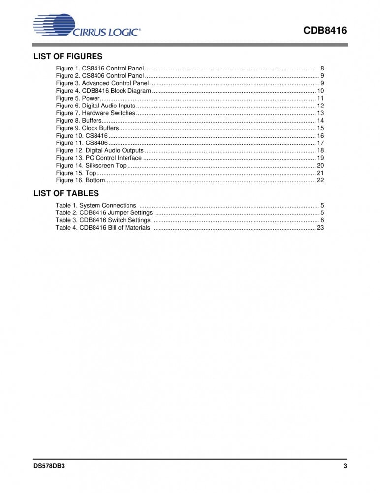 CDB8416 documentation page 3
