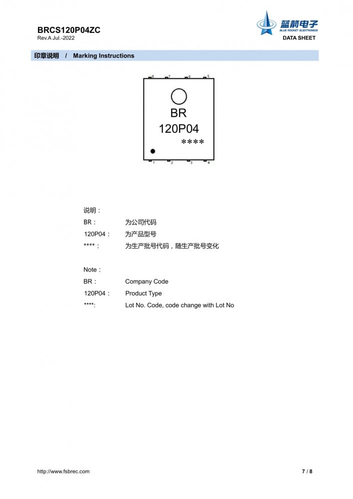BRCS120P04ZC datasheet page 7