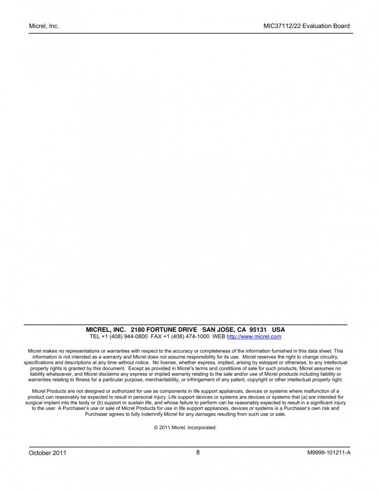 MIC37122YM-EV technical document page 8