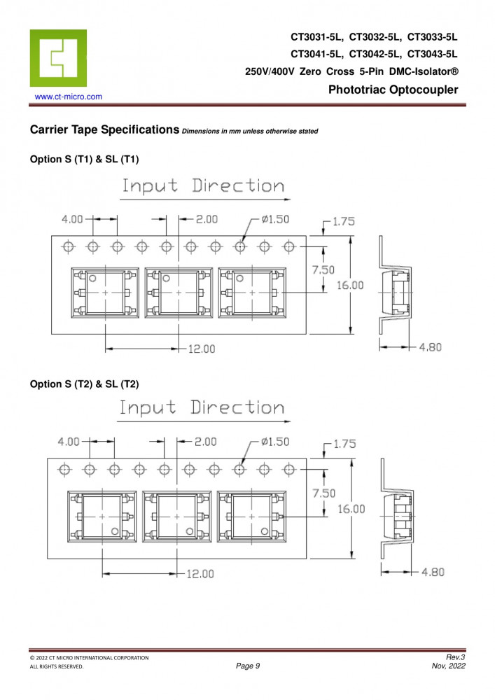 CT3043-5L datasheet page 9